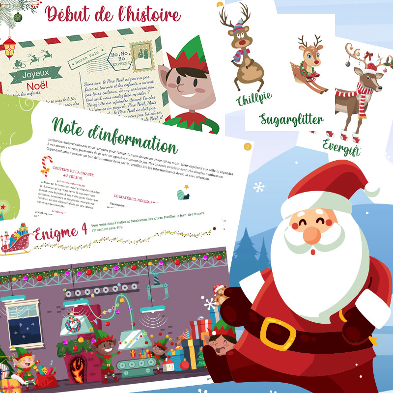 Comment organiser une chasse au trésor de Noël